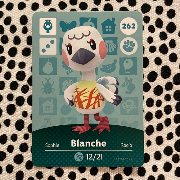 Other | Genuine Acnh Blanche Amiibo Card | Poshmark